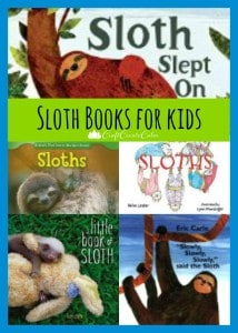 Animal Books for Kids about Sloths-CraftCreateCalm