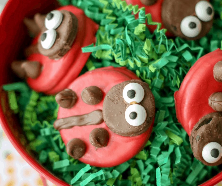 Ladybug Oreo Cookies
