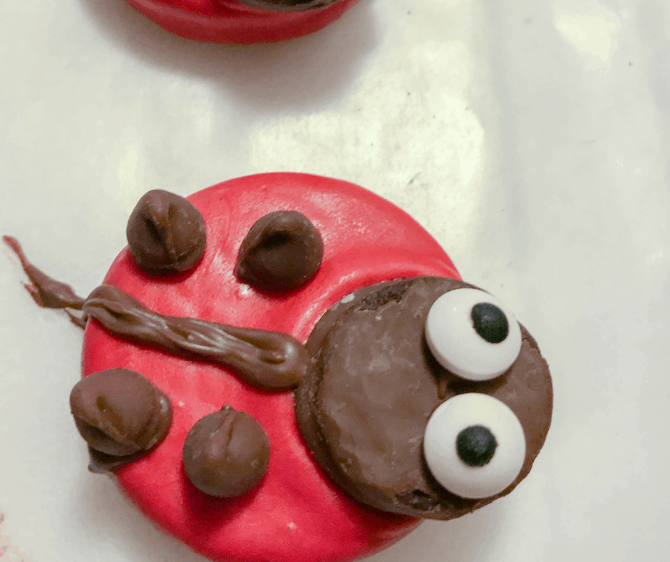 Ladybug Decorated Oreos