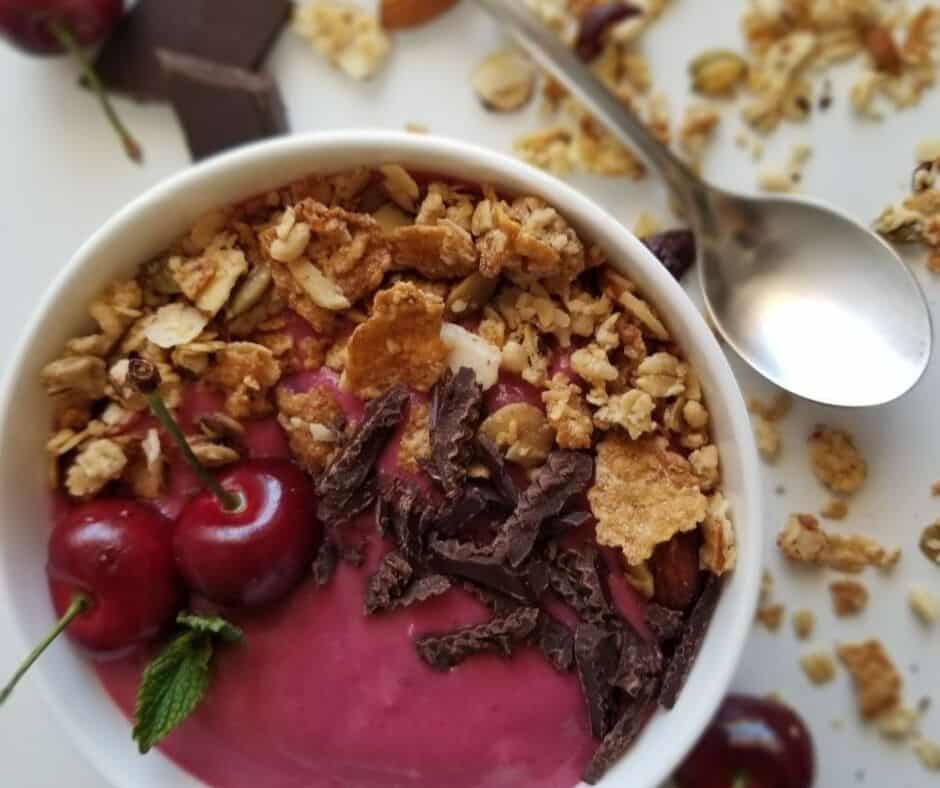 Yummy Chocolate Cherry Bowl