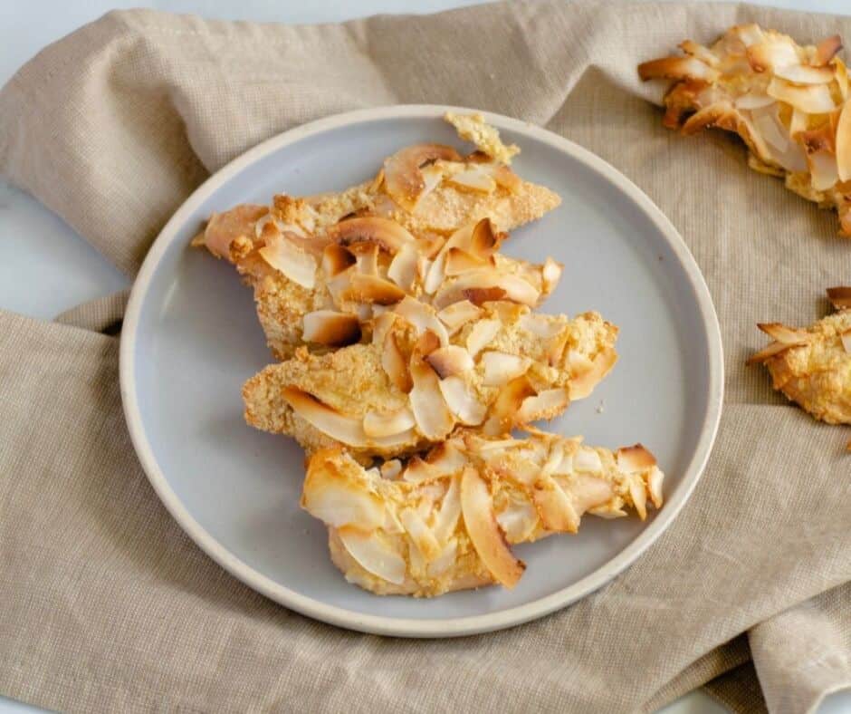 Super Simple Baked Coconut Chicken Tenders