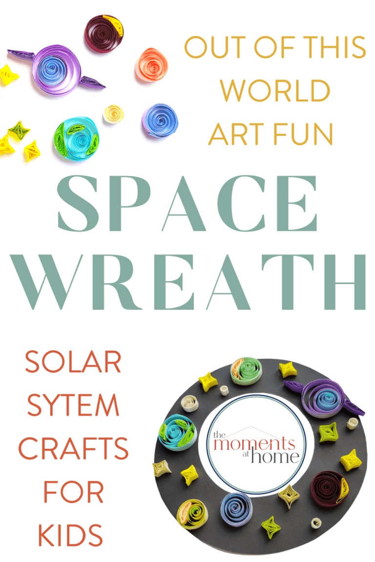 Space Wreath: Solar System Arts & Crafts For Preschoolers & Beyond